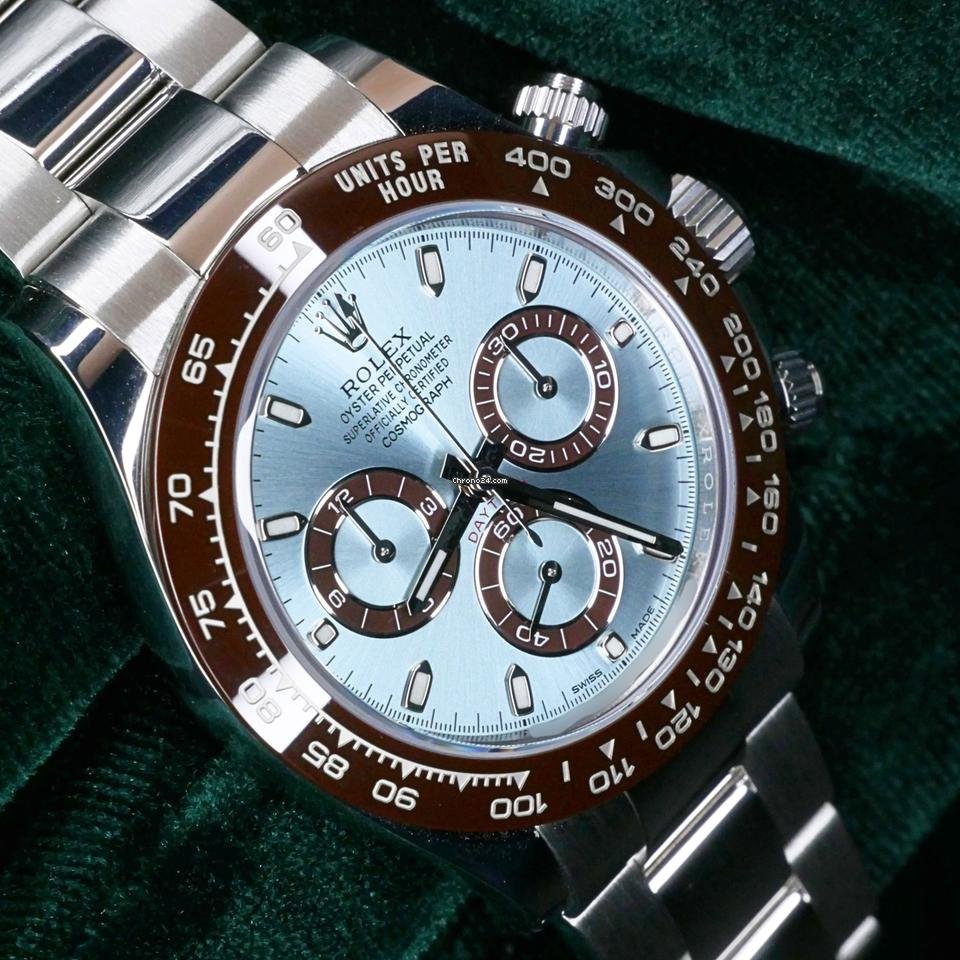 Rolex Cosmograph Daytona Ice-Blue Dial comInline Delivery Info – Watch ...